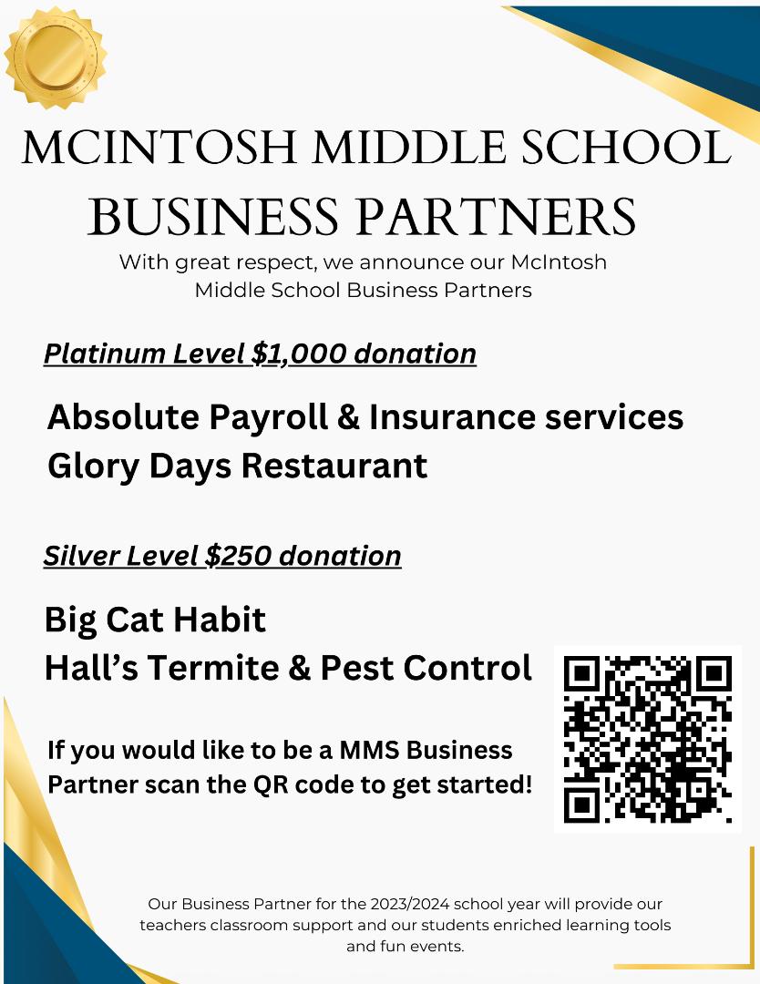PTBoard - McIntosh Middle School PTO