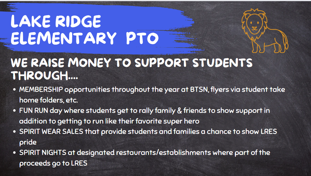 PTBoard - Lake Ridge Elementary PTO