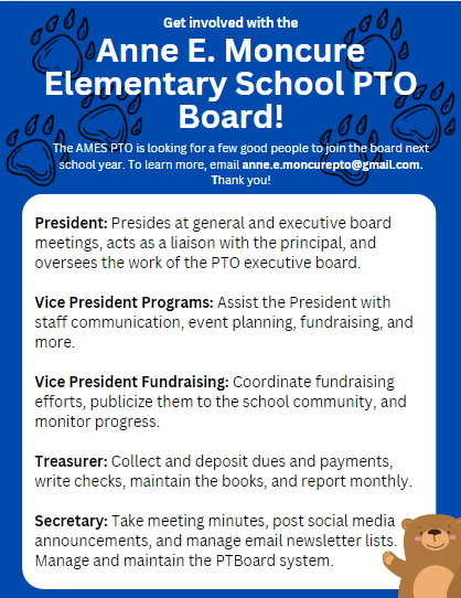PTBoard - Anne E. Moncure Elementary PTO