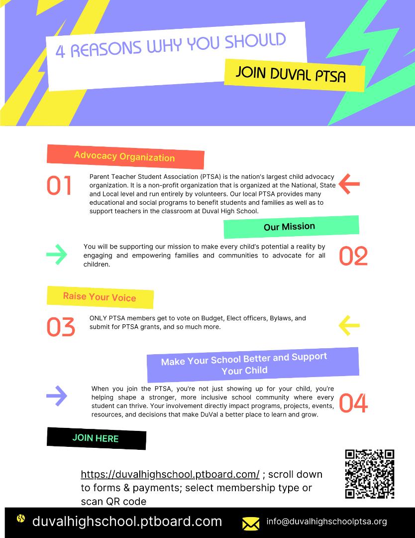 PTBoard - Duval High School Parent Teacher Student Association (PTSA)