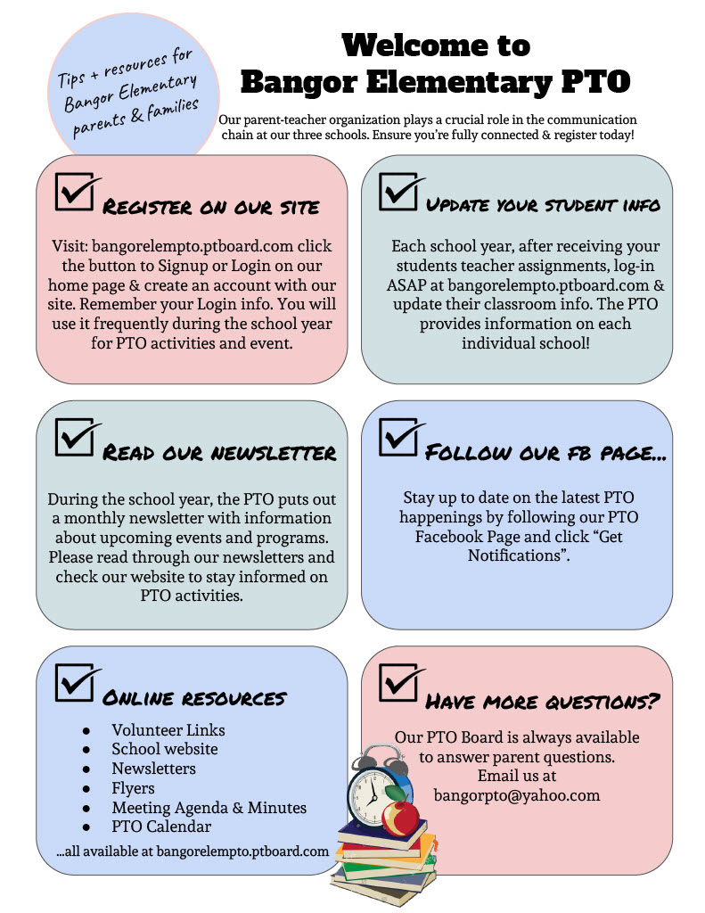 PTBoard - Bangor Elementary PTO