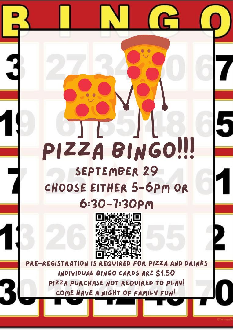 Join us for a Pizza Bingo night!