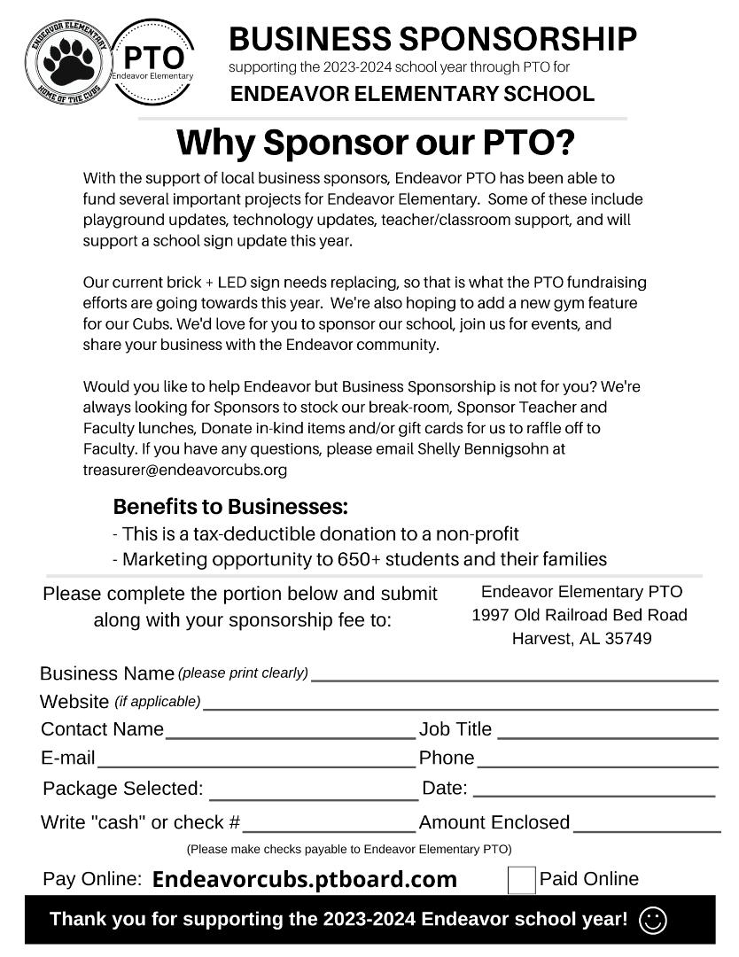 PTBoard - Endeavor Elementary PTO