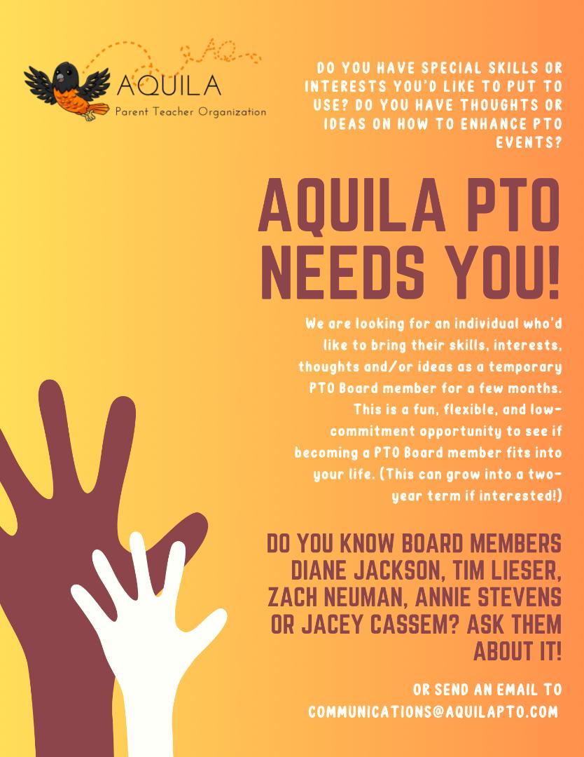 PTBoard - Aquila Elementary PTO