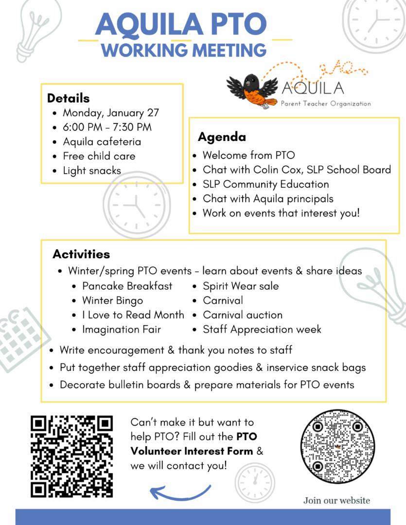 PTBoard - Aquila Elementary PTO